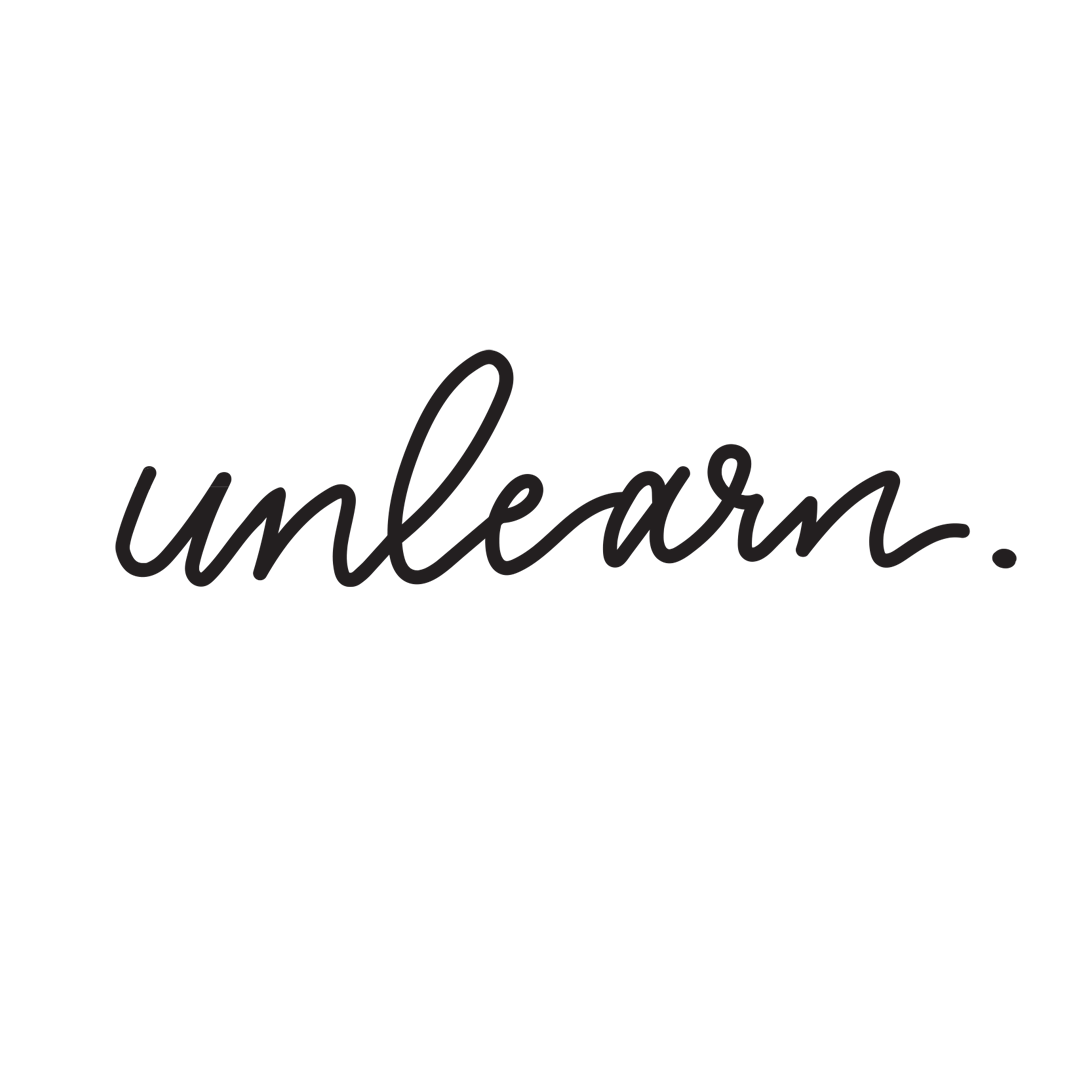 Design - unlearn logo script – unlearn.