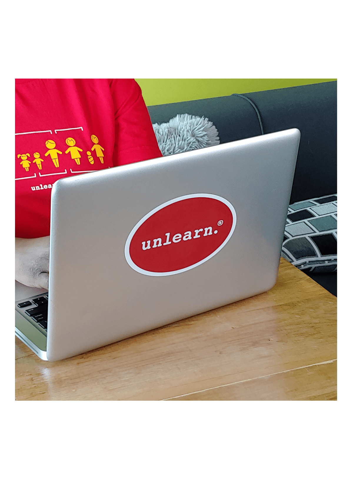 6" Oval Sticker – unlearn.