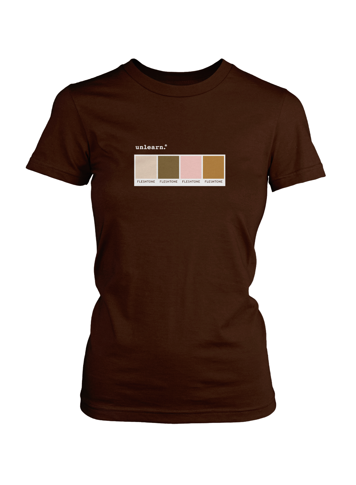 Fleshtone - Women's Fitted T-Shirt* – unlearn.