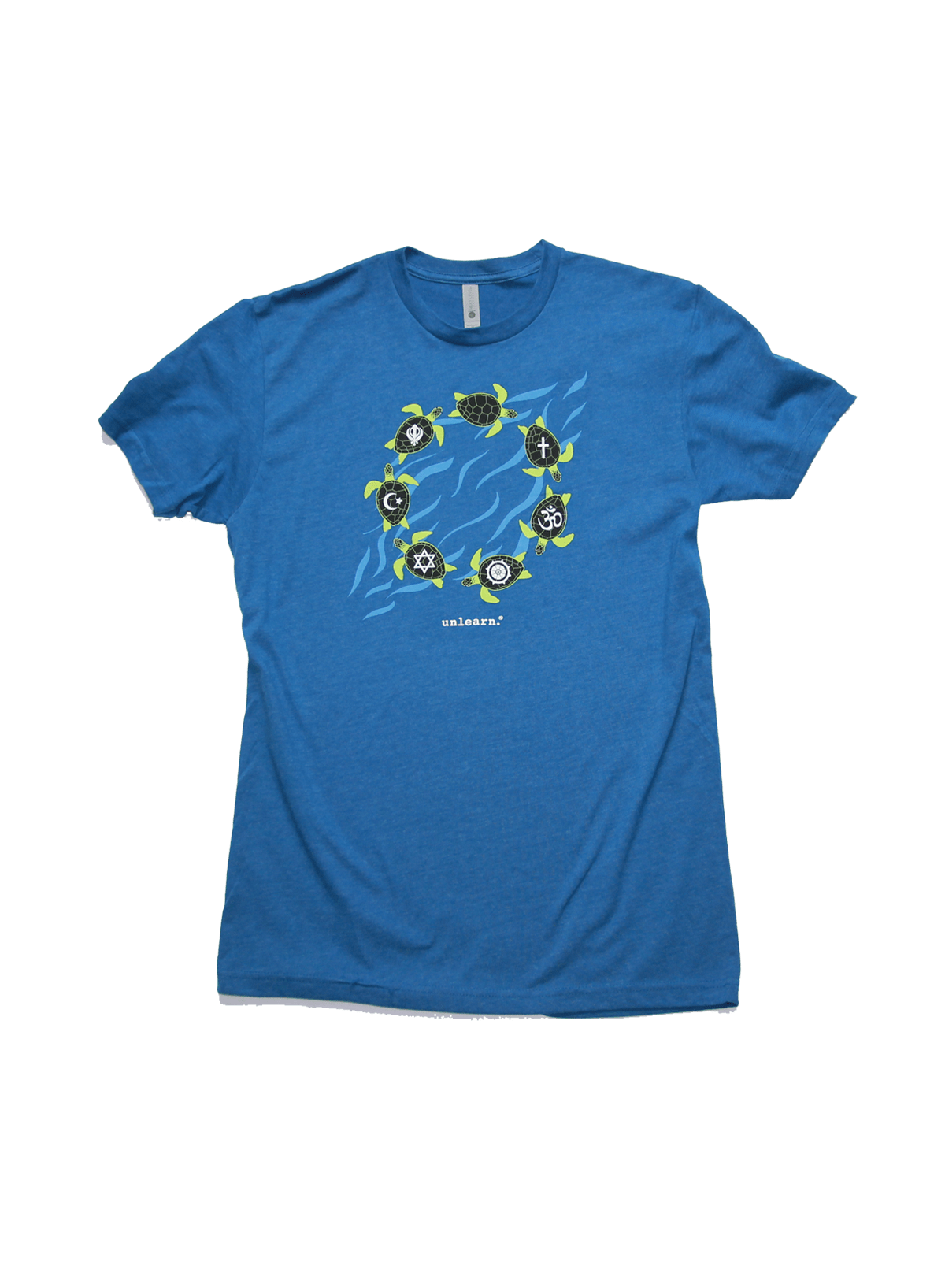 Turtles - Relaxed Fit Heather Blue T-Shirt* – unlearn.